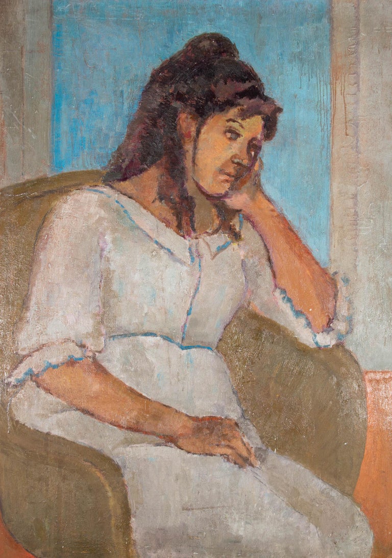 Peggy Frank - Peggy Frank (1940-1976) - 1970 Oil, Caroline For Sale at ...