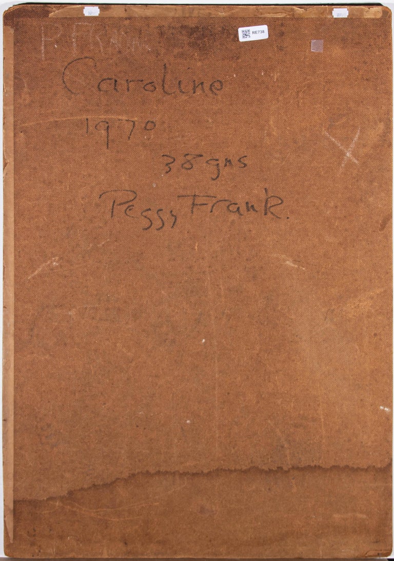 Peggy Frank - Peggy Frank (1940-1976) - 1970 Oil, Caroline For Sale at ...