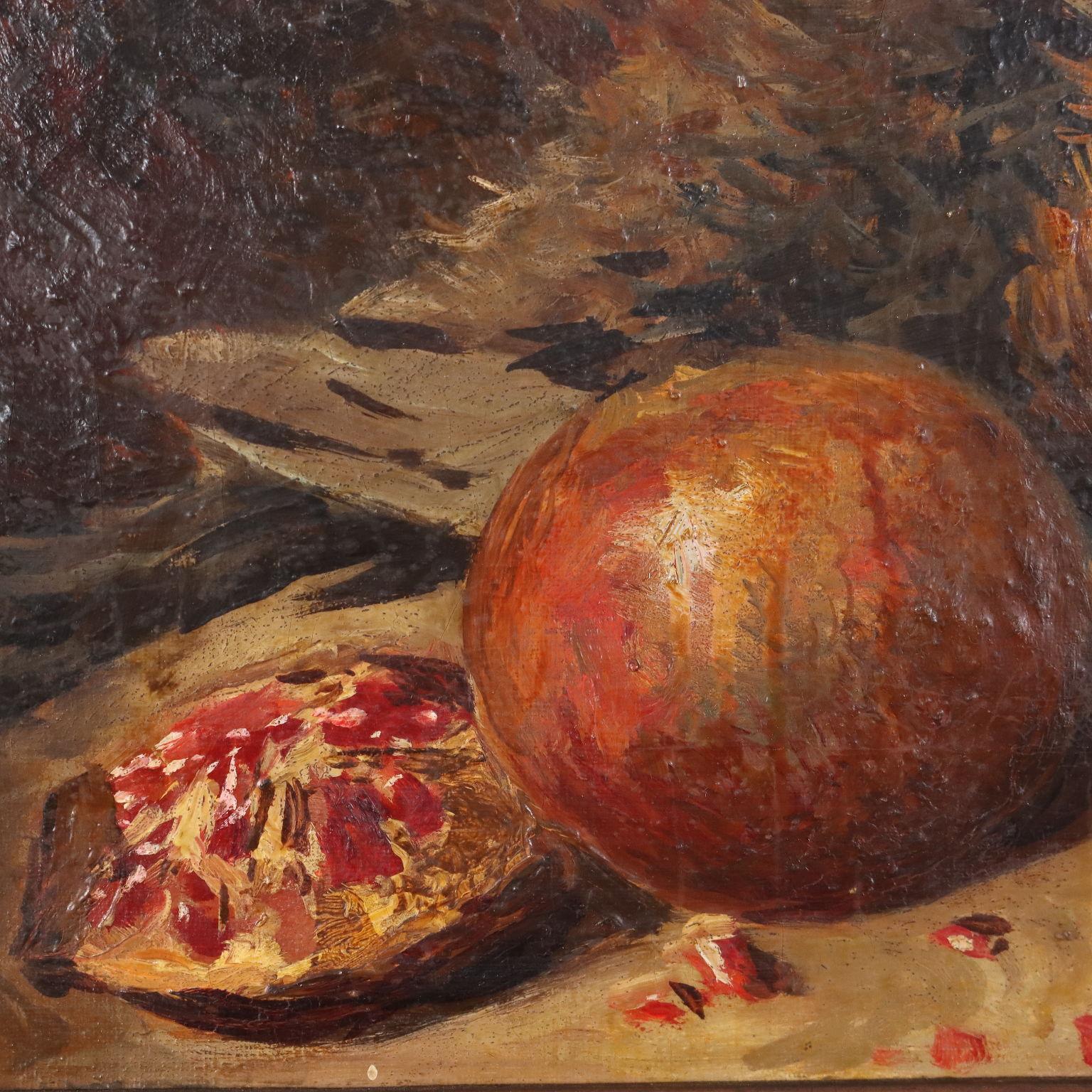 Pellegrini Riccardo - Still life with Pheasants, Pomegranates and ...