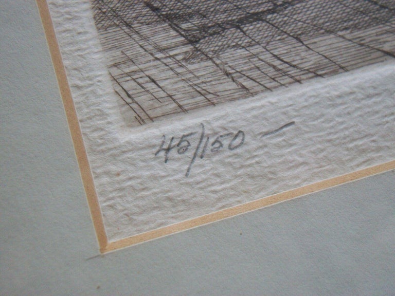 PELLETIER - 45/150 - Antique Sepia Engraving - Silver Gilt Frame ...