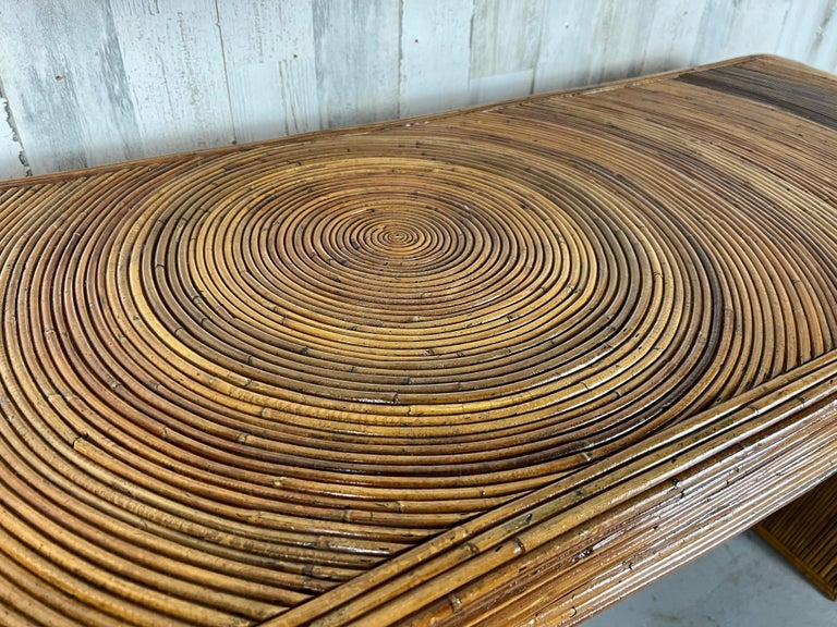 Pencil Reed Console Table For Sale at 1stDibs