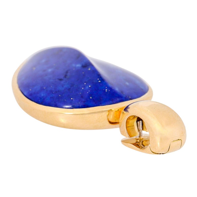 Pendant / Clip with Lapis Lazuli For Sale at 1stDibs