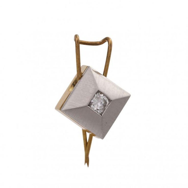 Pendant/Continuous Set with 1 Brilliant Approx. 0.10 Ct. Grave For Sale ...