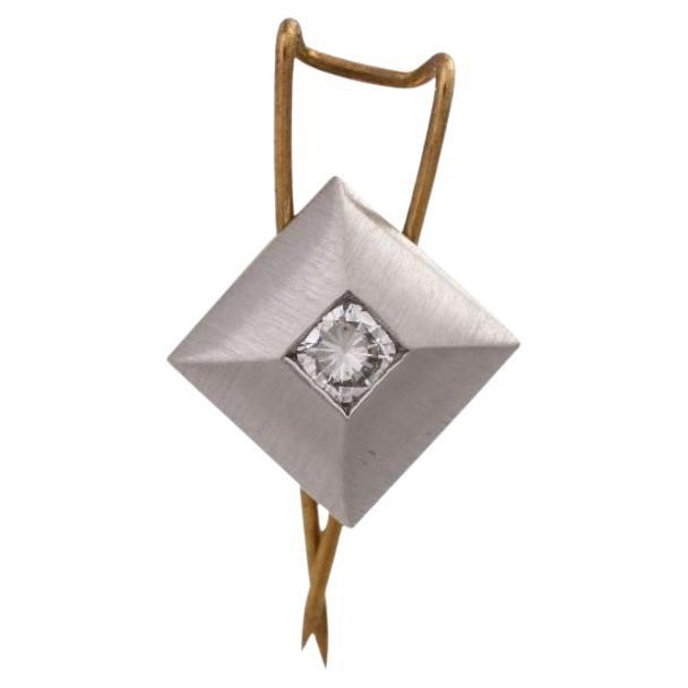 Pendant/Continuous Set with 1 Brilliant Approx. 0.10 Ct. Grave For Sale ...