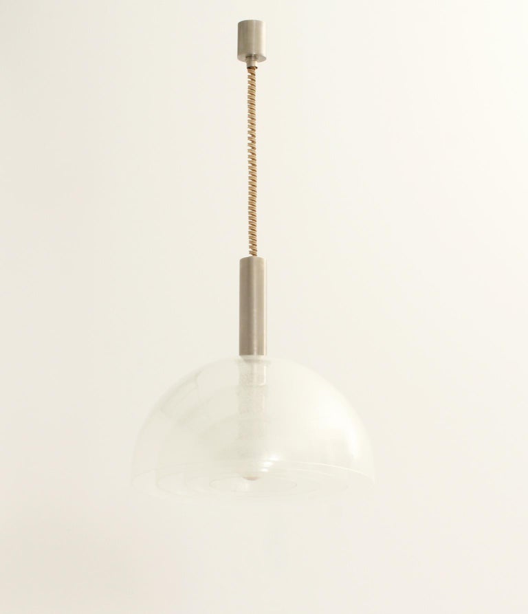 Pendant Lamp Model LS 173 by Carlo Nason for Mazzega, Italy, 1967 For ...