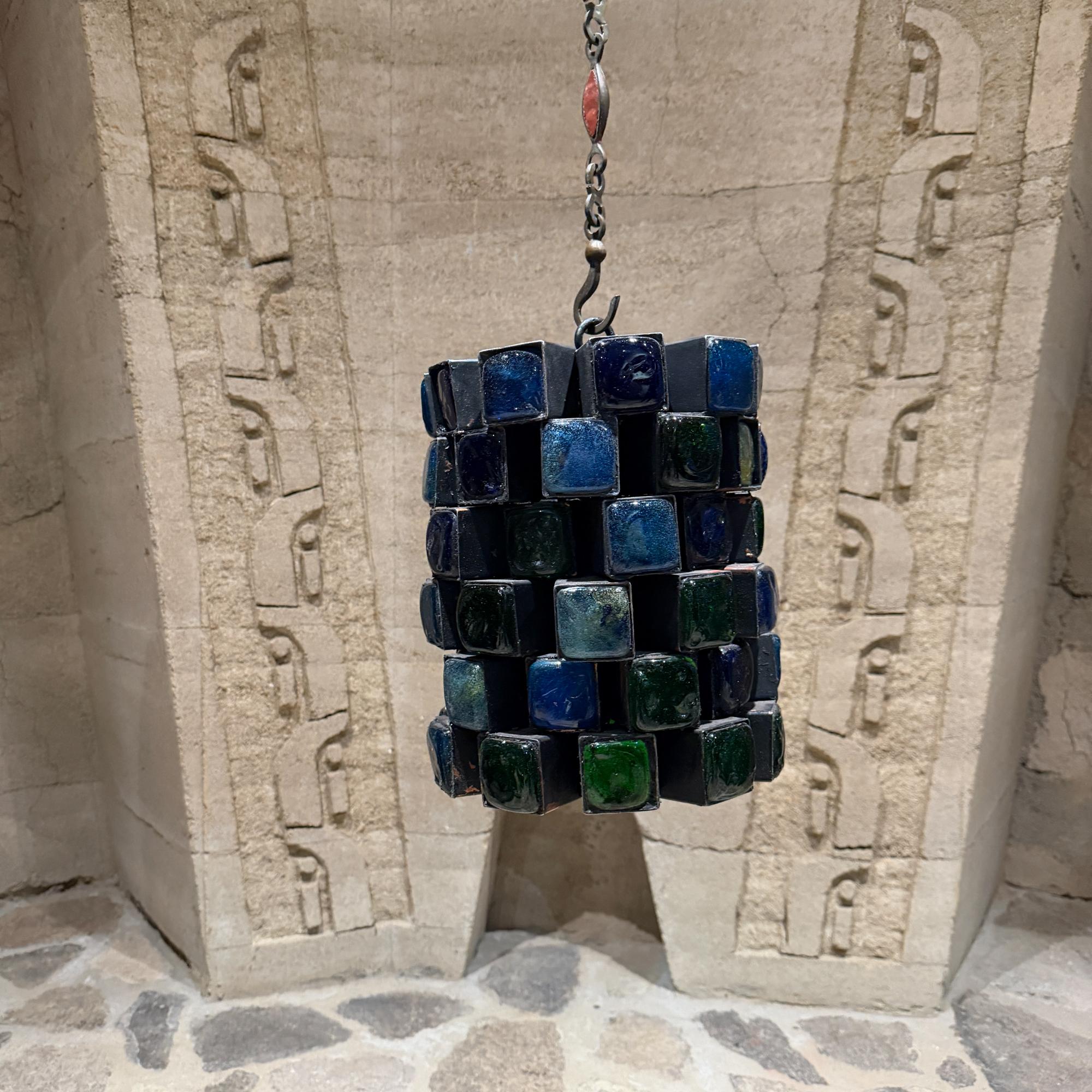 Pendant Light Brutalist Hand Crafted Mexico Felipe Delfinger Feders Mid ...