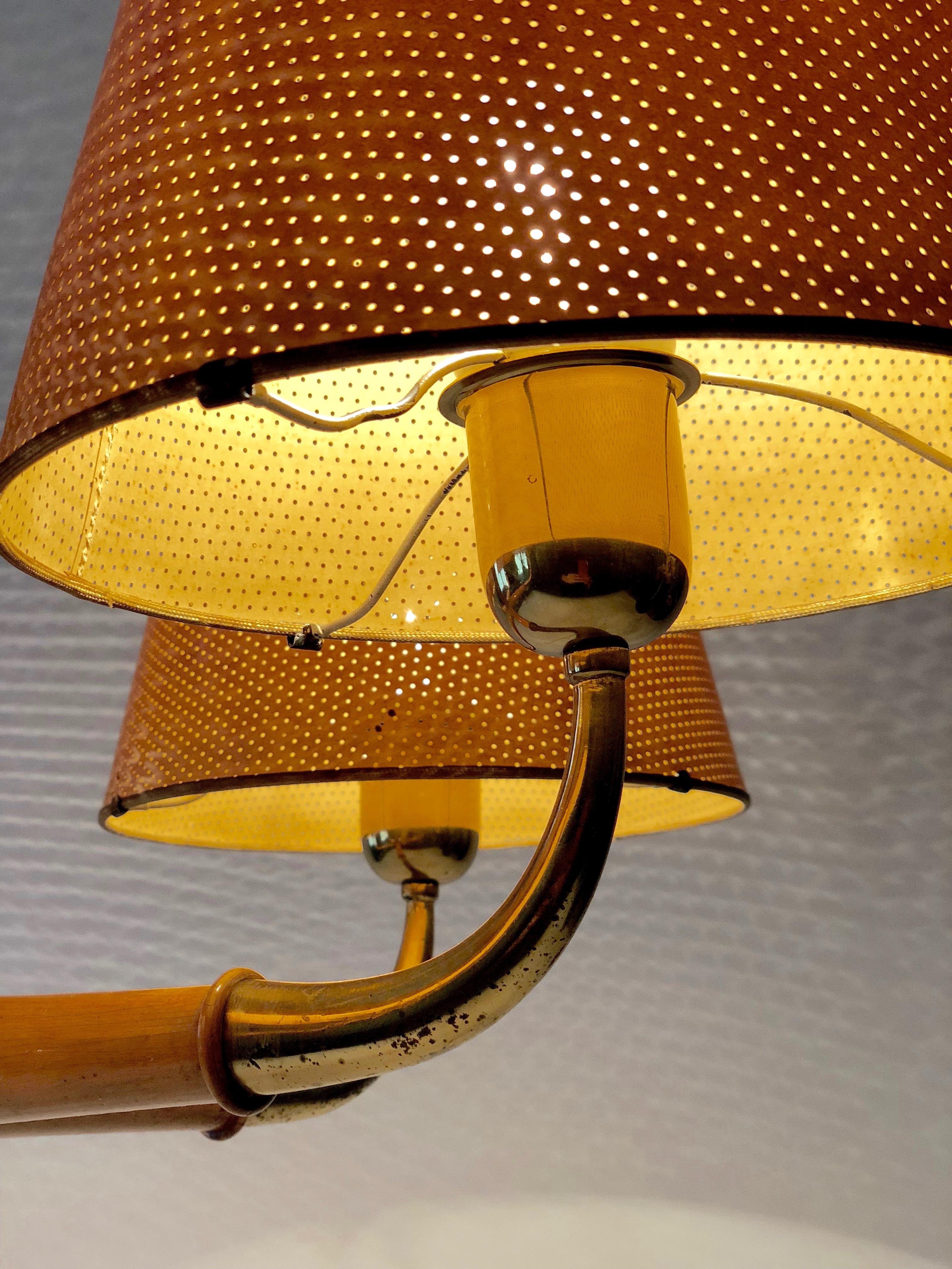 Pendant Light from Josef Frank with Original Shades, 1930s at 1stDibs