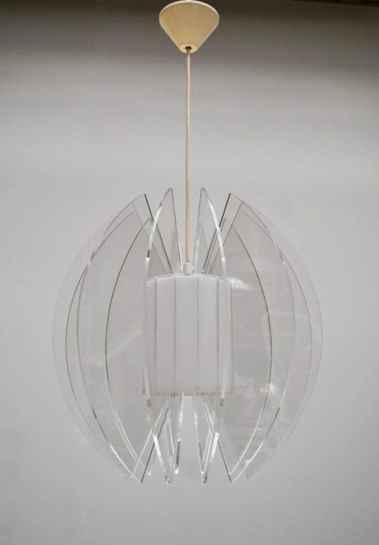 Pendant Light in Plexiglass For Sale at 1stDibs
