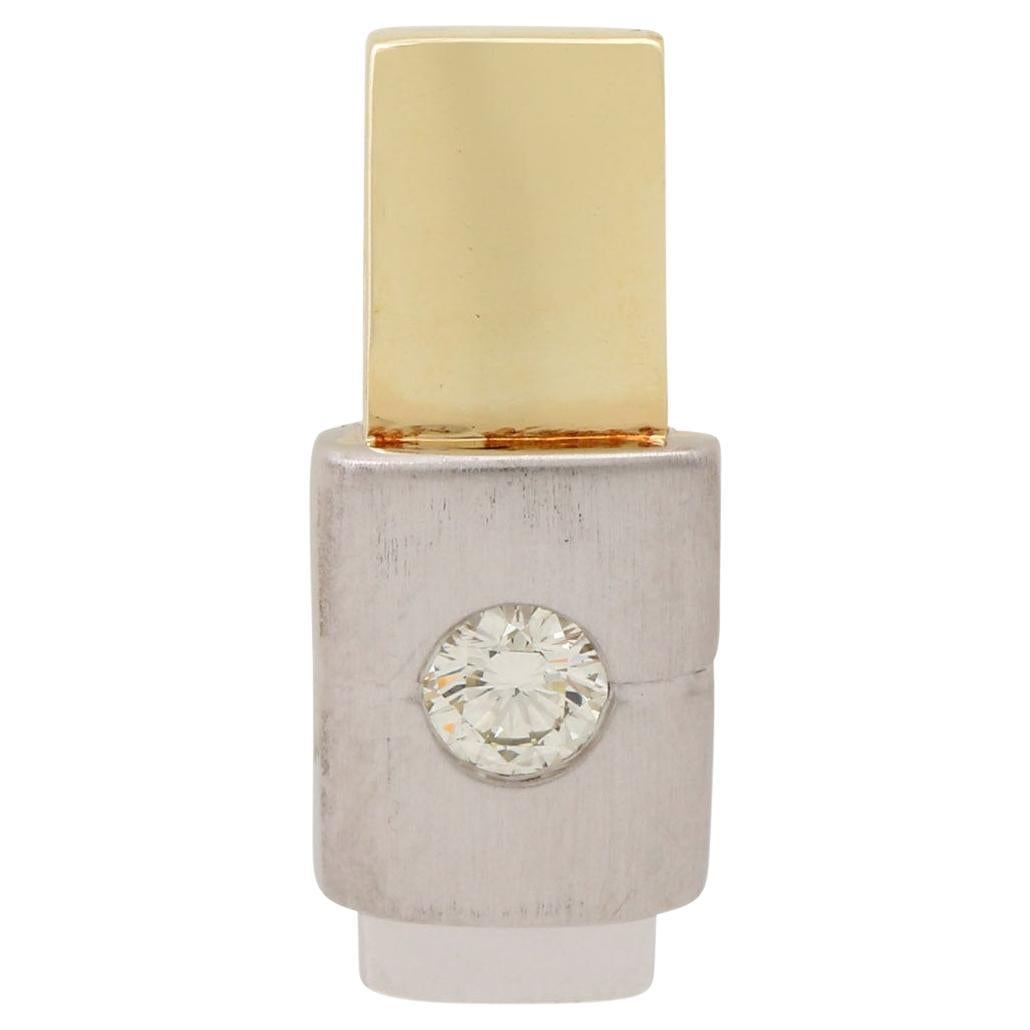 Pendant with 3 Diamonds For Sale at 1stDibs