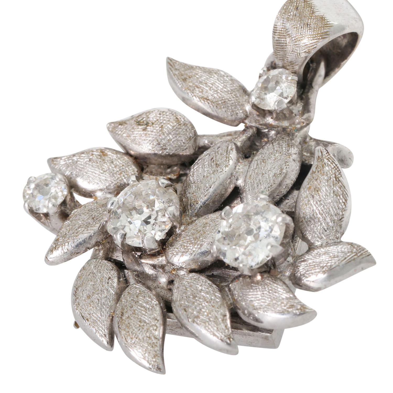 Pendant with Old European Cut Diamonds For Sale at 1stDibs