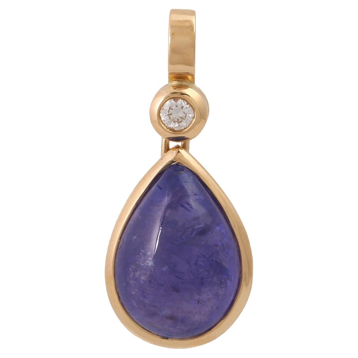 Pendant with Tanzanite For Sale at 1stDibs