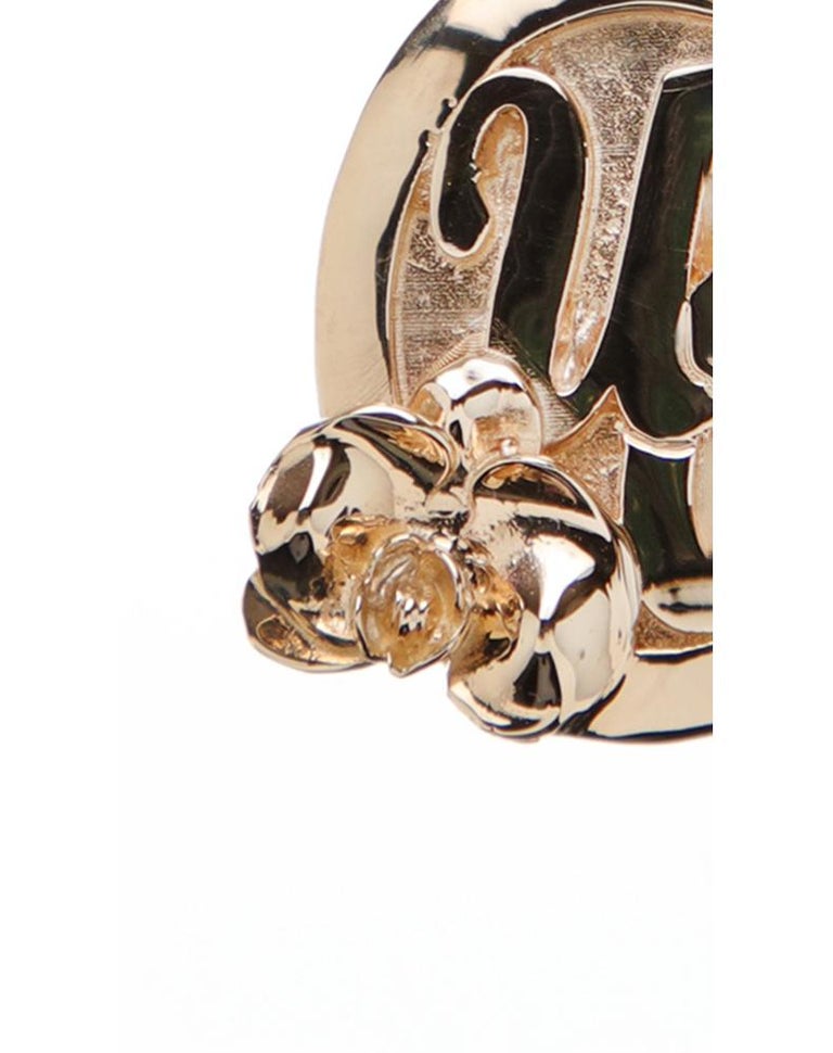 Pendant, Yellow Gold Logo Charm Embossed with a Moth Orchid ...