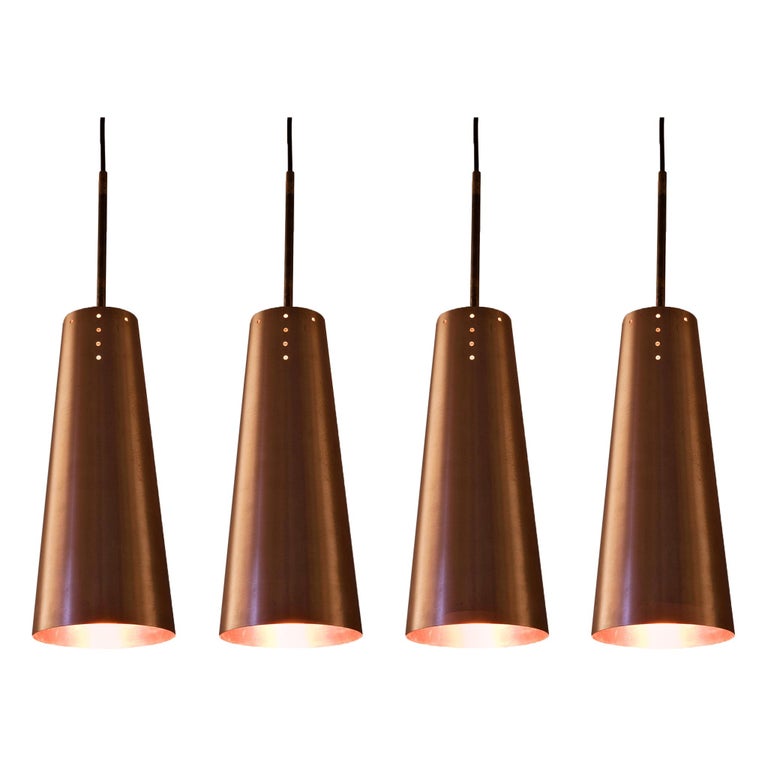 Pendants in Solid Patinated Copper For Sale at 1stDibs | copper pendant ...