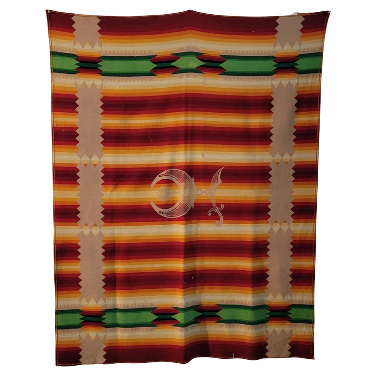 Pendleton Blanket Cayuse Masonic For Sale at 1stDibs