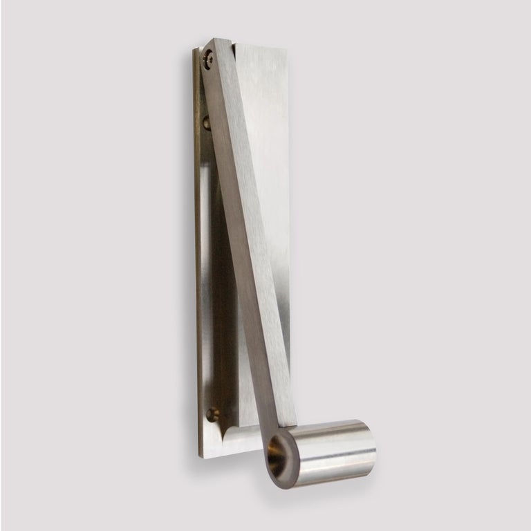 Pendulum Door Knocker in Stainless Steel For Sale at 1stDibs