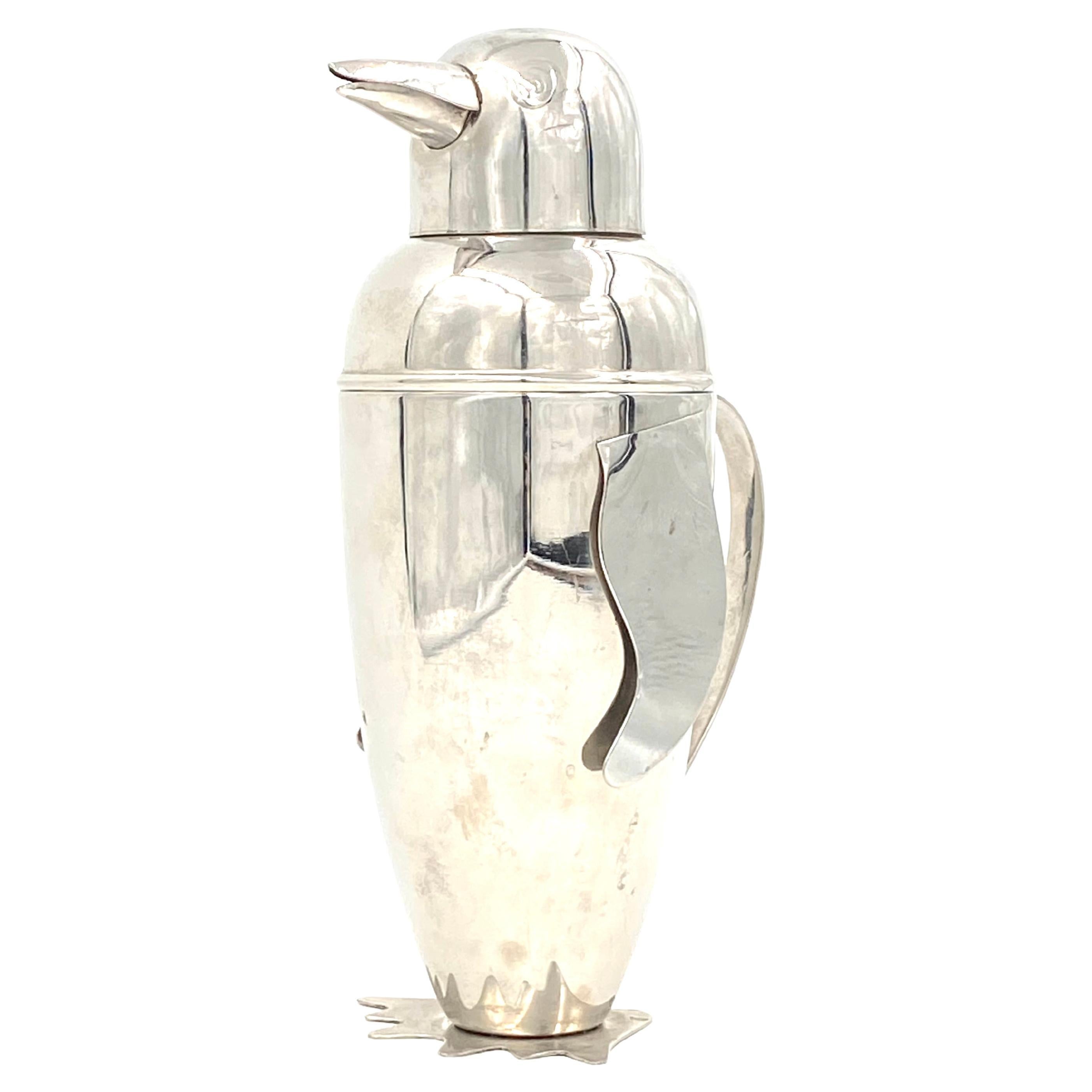 Penguin Cocktail Shaker, Italy late 20th century For Sale at 1stDibs