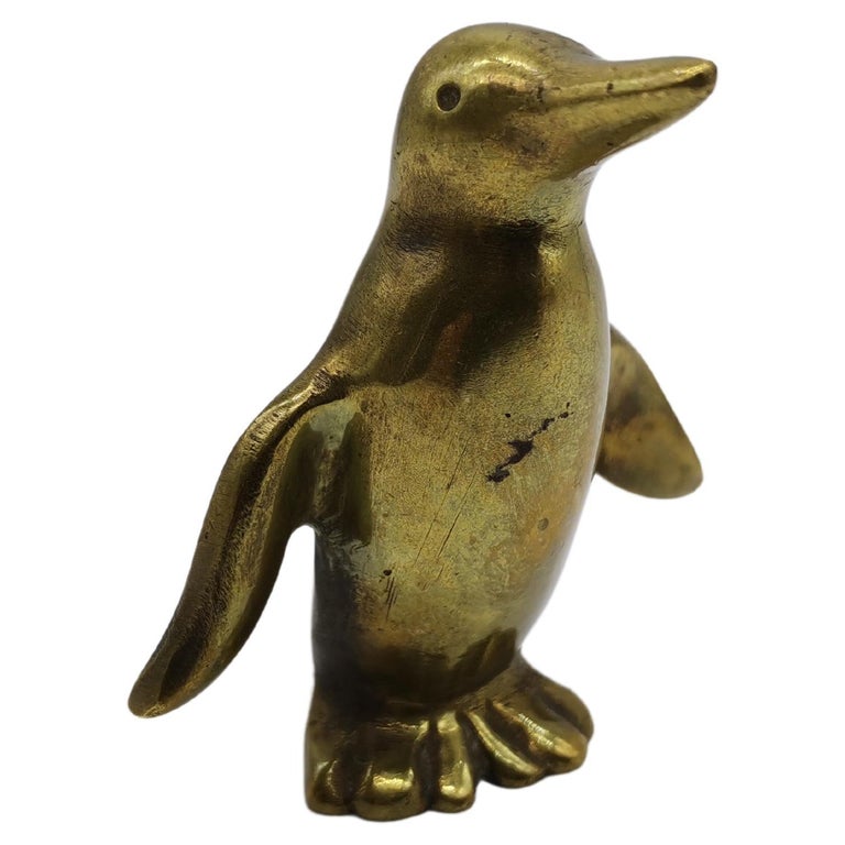 Penguin Figurine, Brass, Hertha Baller/Walter Bosse Vienna, Austria For ...