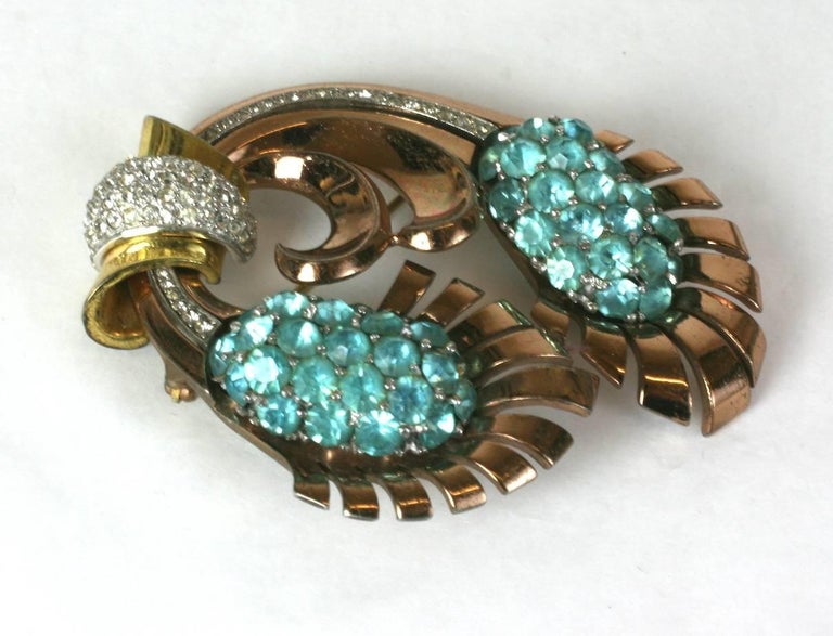 Pennino Retro Swirl Brooch For Sale at 1stDibs | pennino brooch
