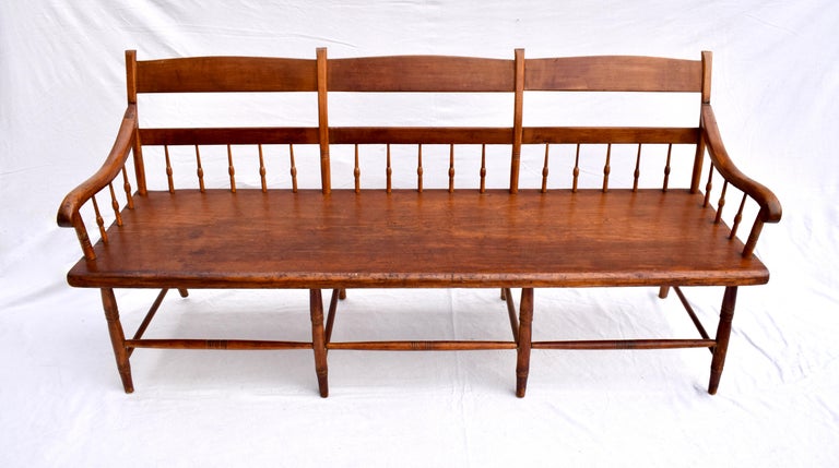 Pennsylvania Plank Deacons or Farmhouse Bench at 1stDibs
