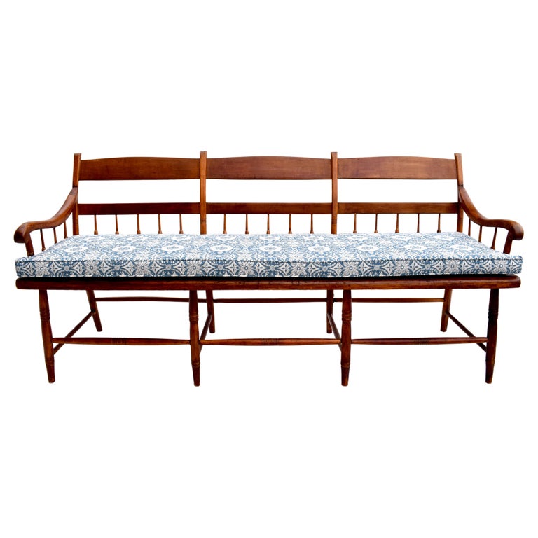 Pennsylvania Plank Deacons or Farmhouse Bench at 1stDibs