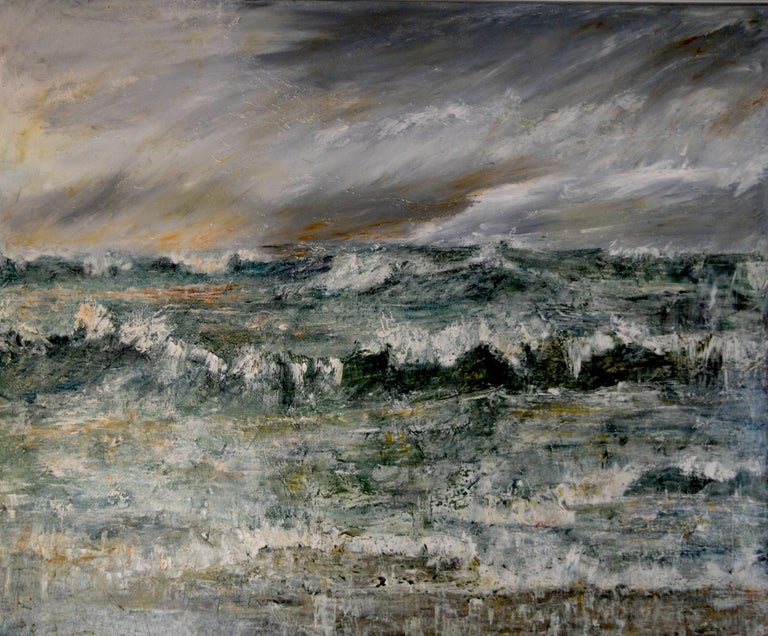 Penny Rumble - "Tempest" : A contemporary seascape oil on canvas ...