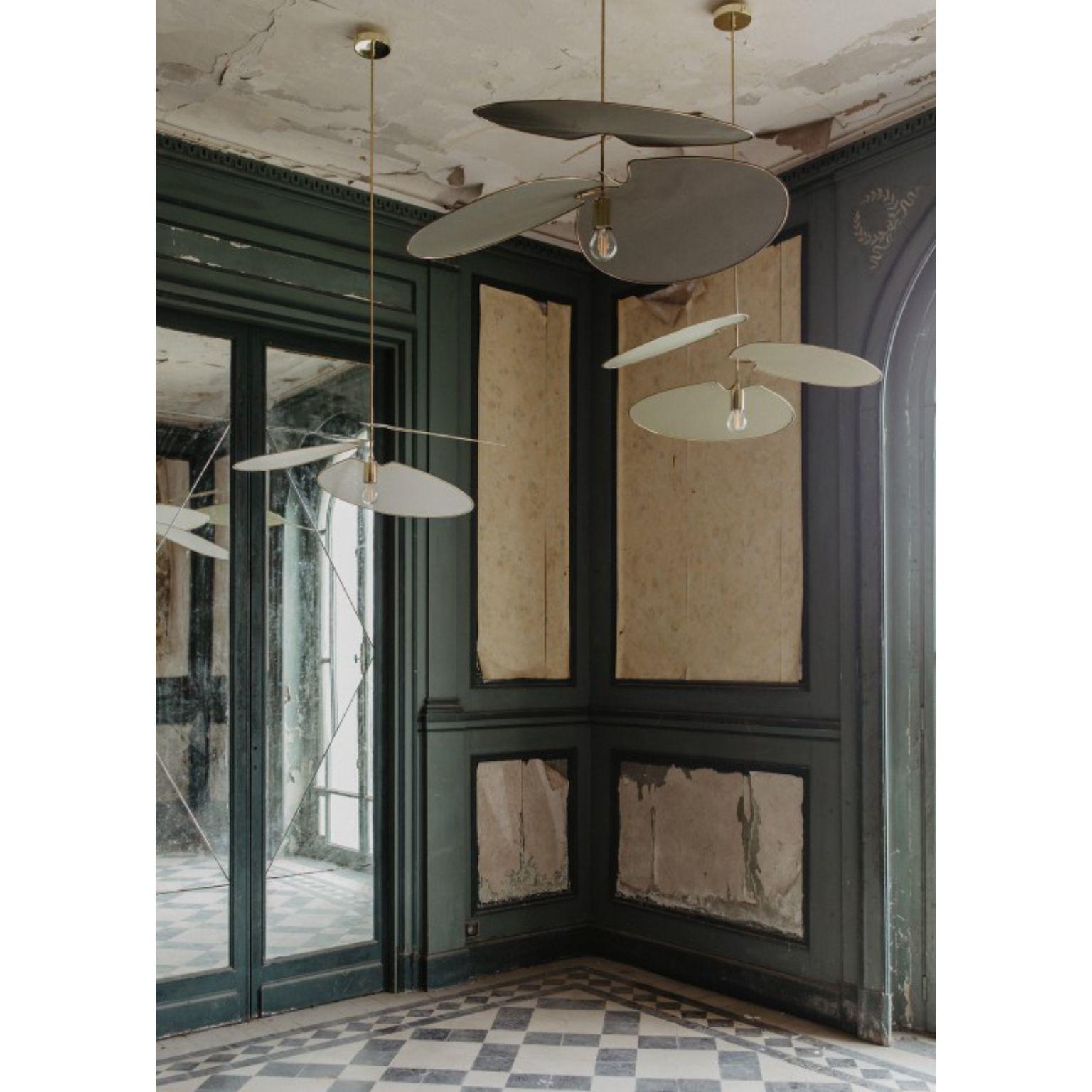 Pensée Naturel Cotton Ceiling Lamp by Mylene Niedzialkowski For Sale at ...