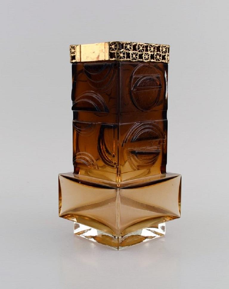 Pentti Sarpaneva for Turun Hopea, Maljakko Vase in Smoky Art Glass For ...