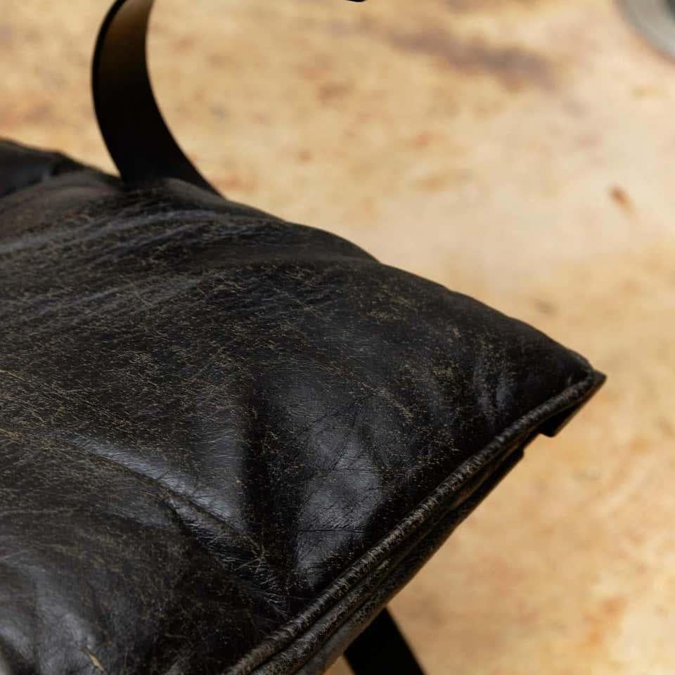 Pep Bonet Tuman Black Leatherette Lounge Chair for Levesta, circa 1969 ...