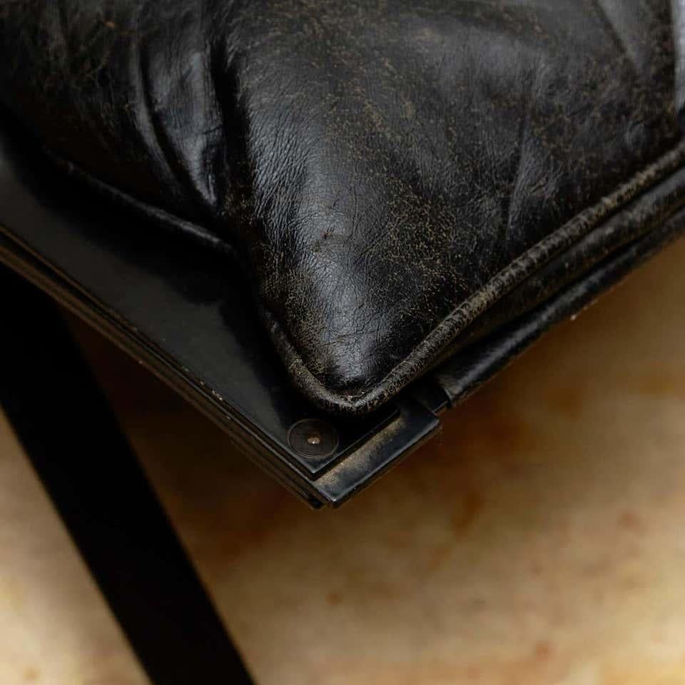 Pep Bonet Tuman Black Leatherette Lounge Chair for Levesta, circa 1969 ...