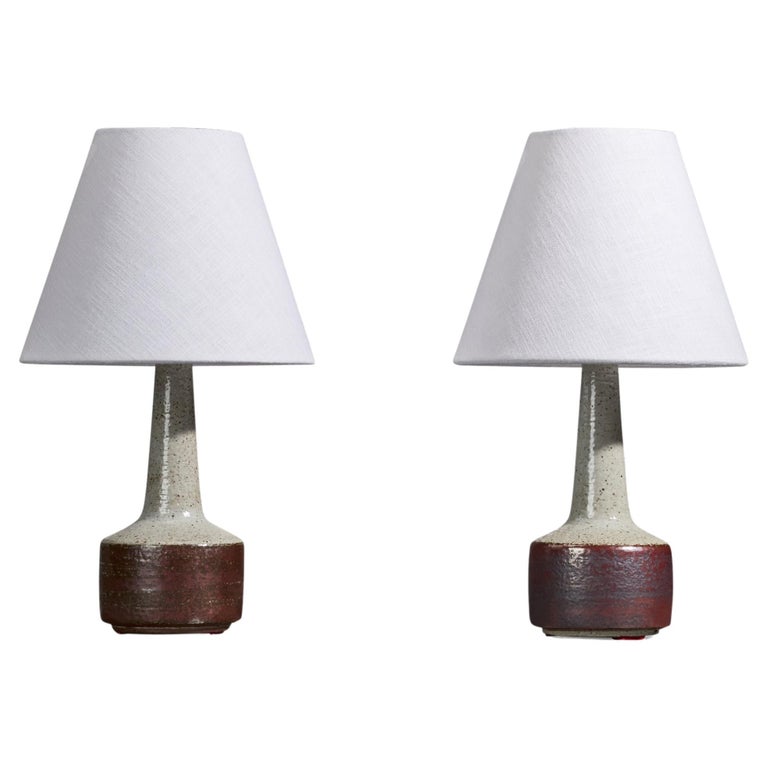 Per Linneman-Schmidt, Table Lamps, Stoneware, Palshus, Denmark, 1960s ...