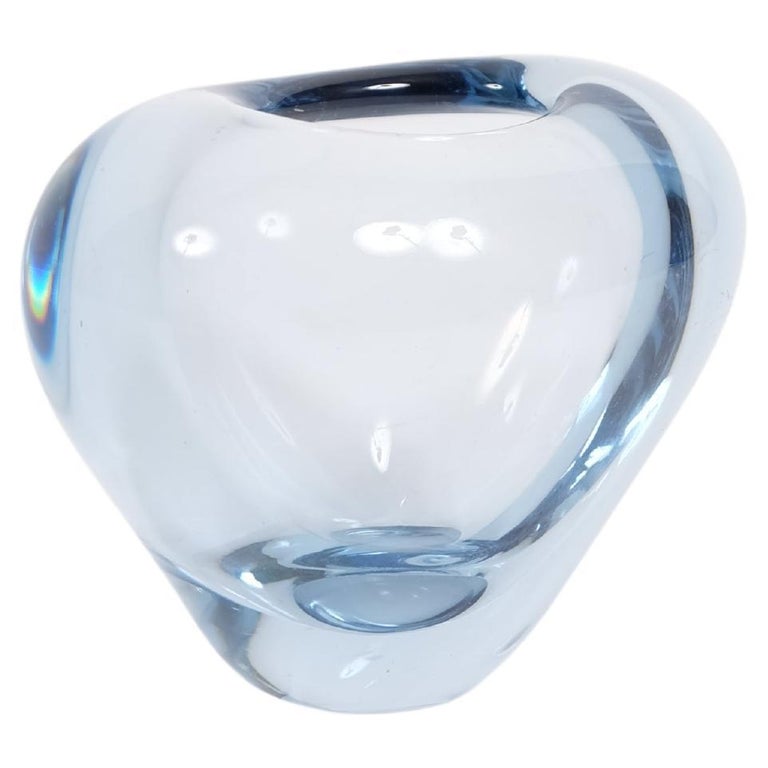 Per Lütken for Holmegaard Heart Shaped Vase For Sale at 1stDibs
