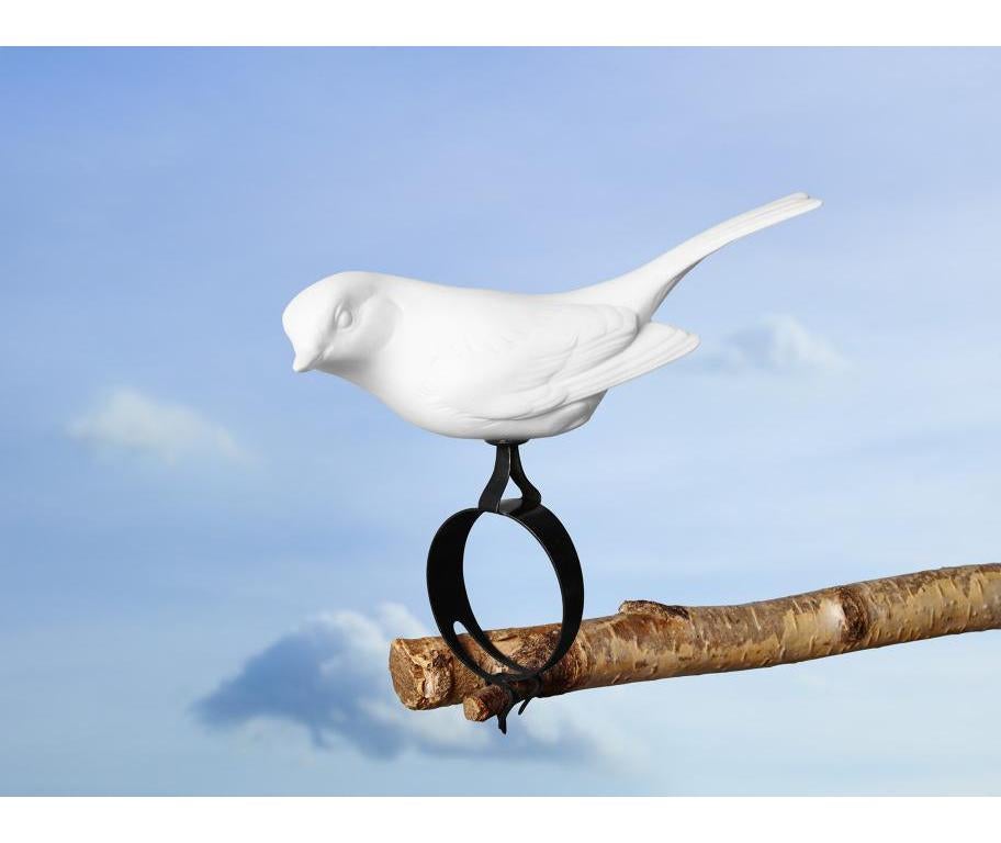 Perching Bird Emil Figure in White Biscuit Porcelain by Nymphenburg For ...