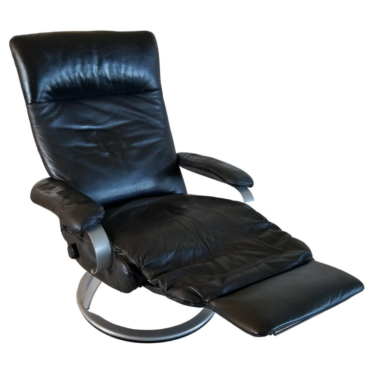 Percival Lafer Modern Leather Recliner Ergonomic Kiri Swivel Lounge ...
