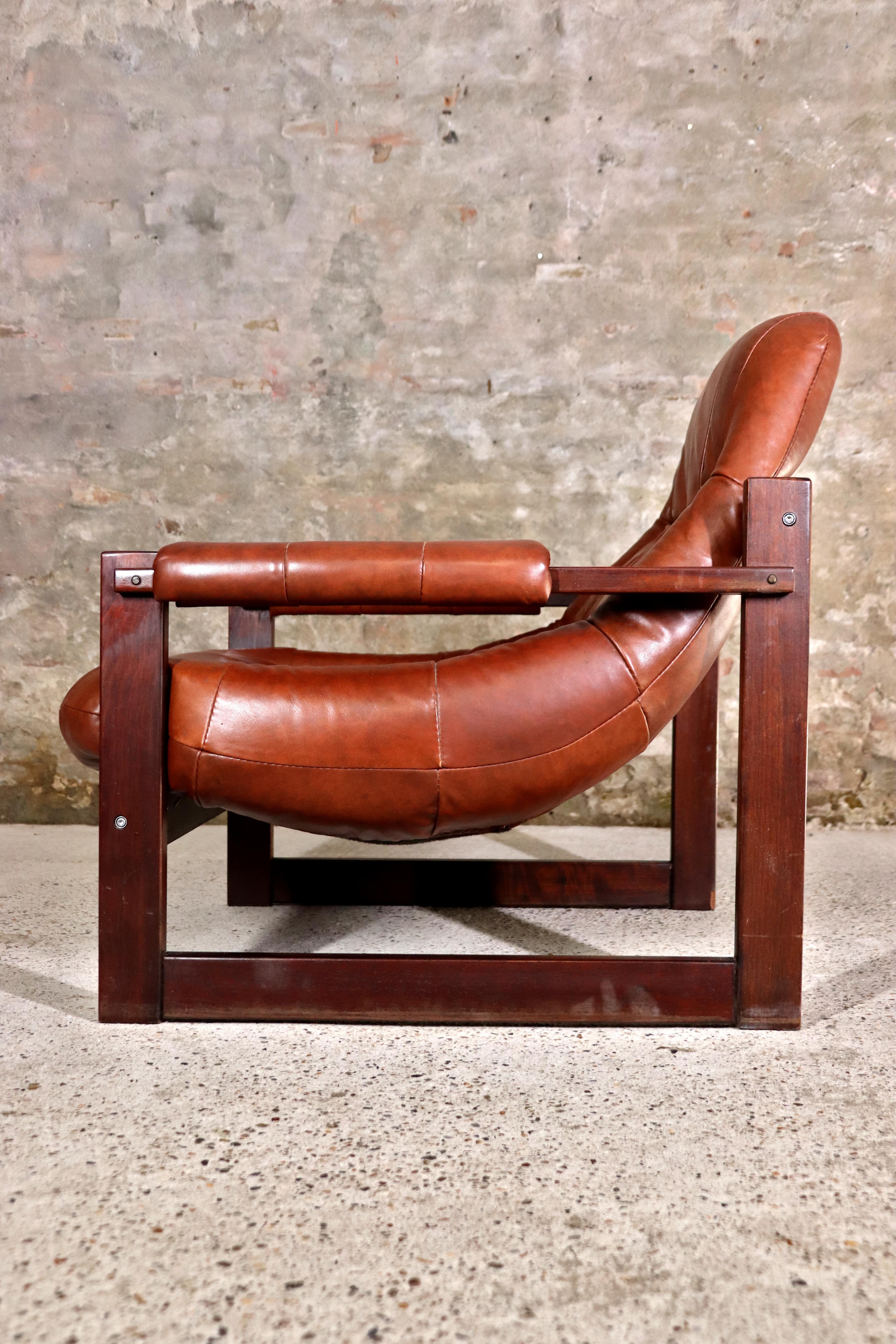 Percival Lafer – MP-173 – Earth Chair – Brazil – 1970s For Sale at 1stDibs