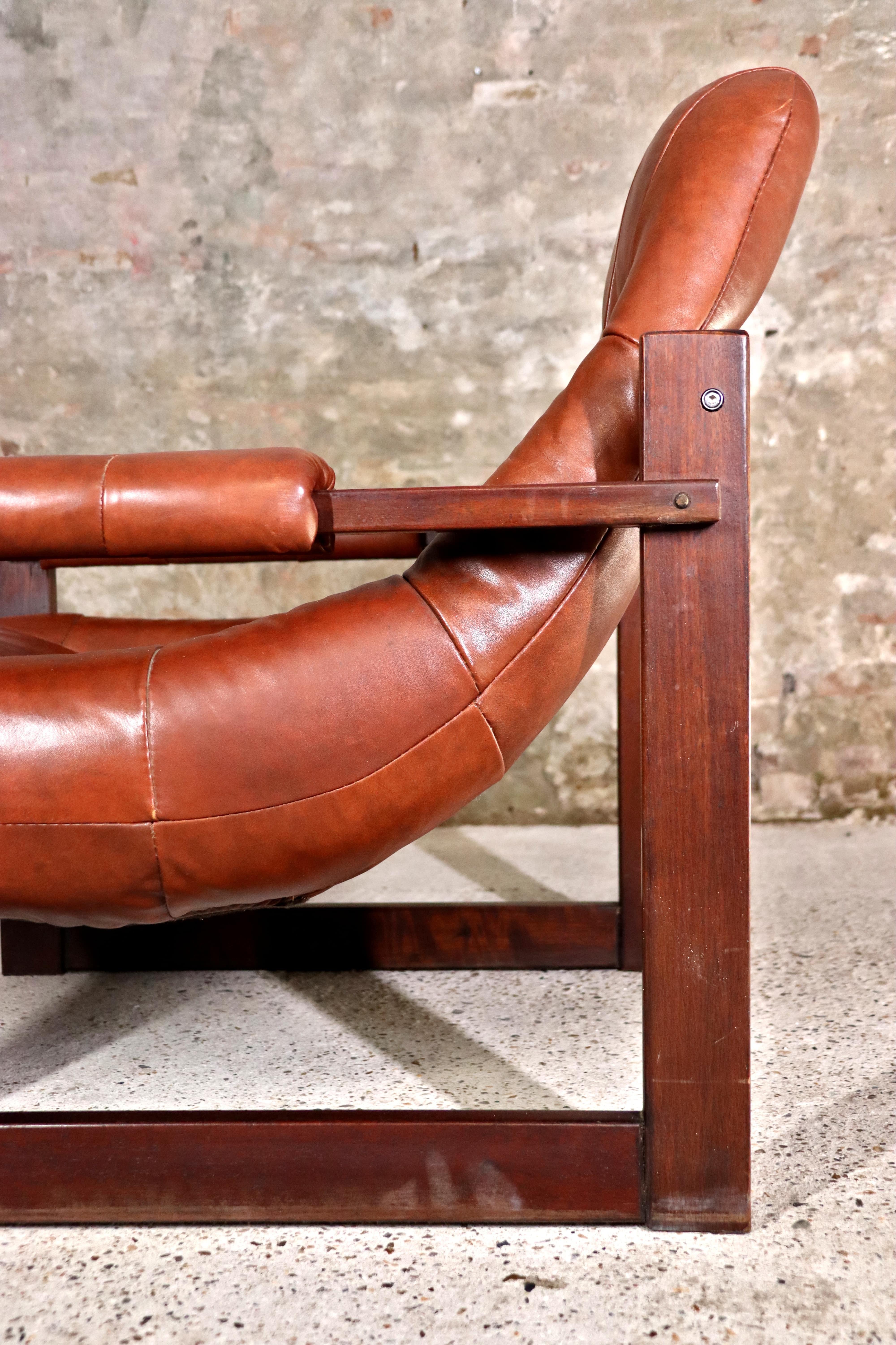 Percival Lafer – MP-173 – Earth Chair – Brazil – 1970s For Sale at 1stDibs