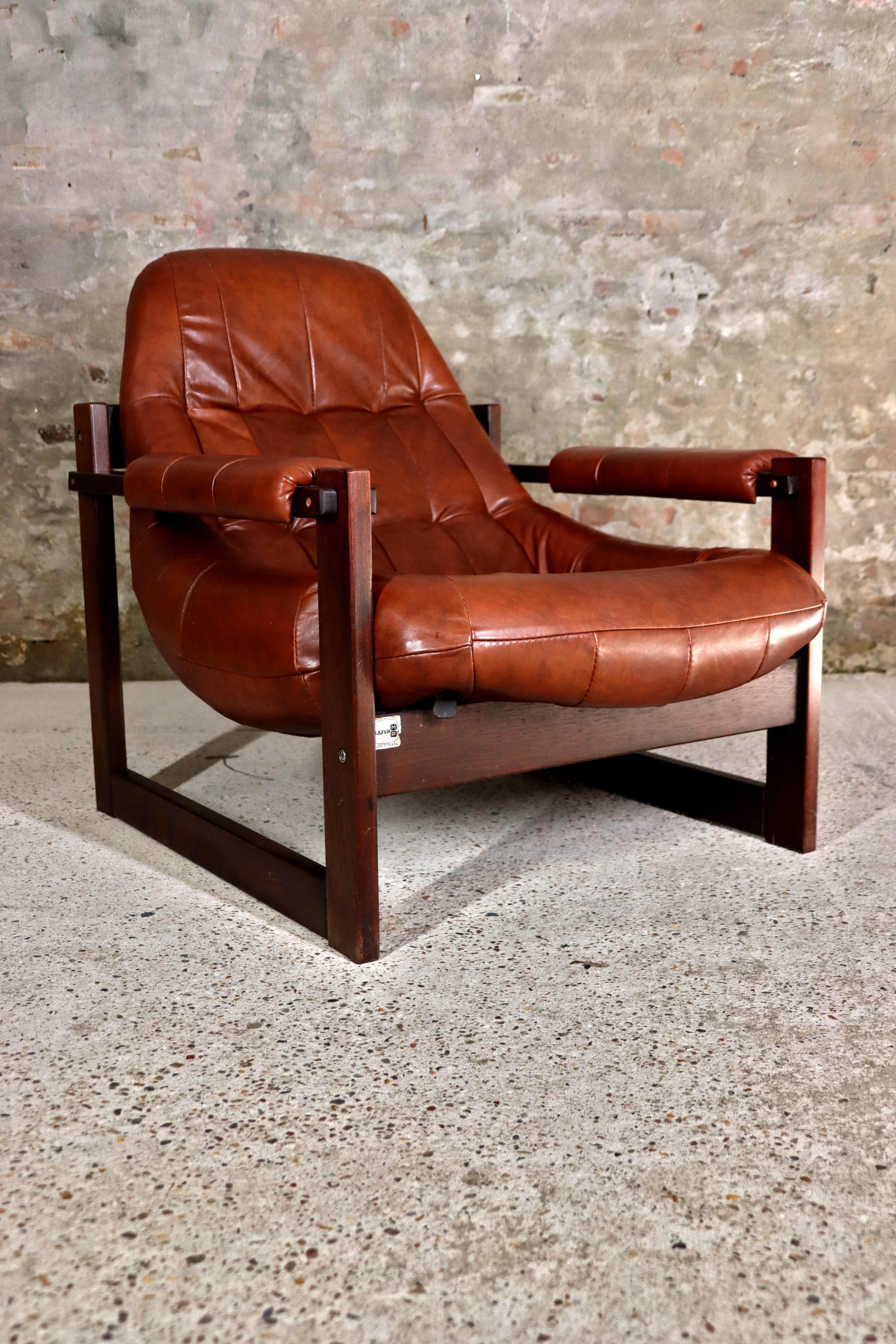 Percival Lafer – MP-173 – Earth Chair – Brazil – 1970s For Sale at 1stDibs