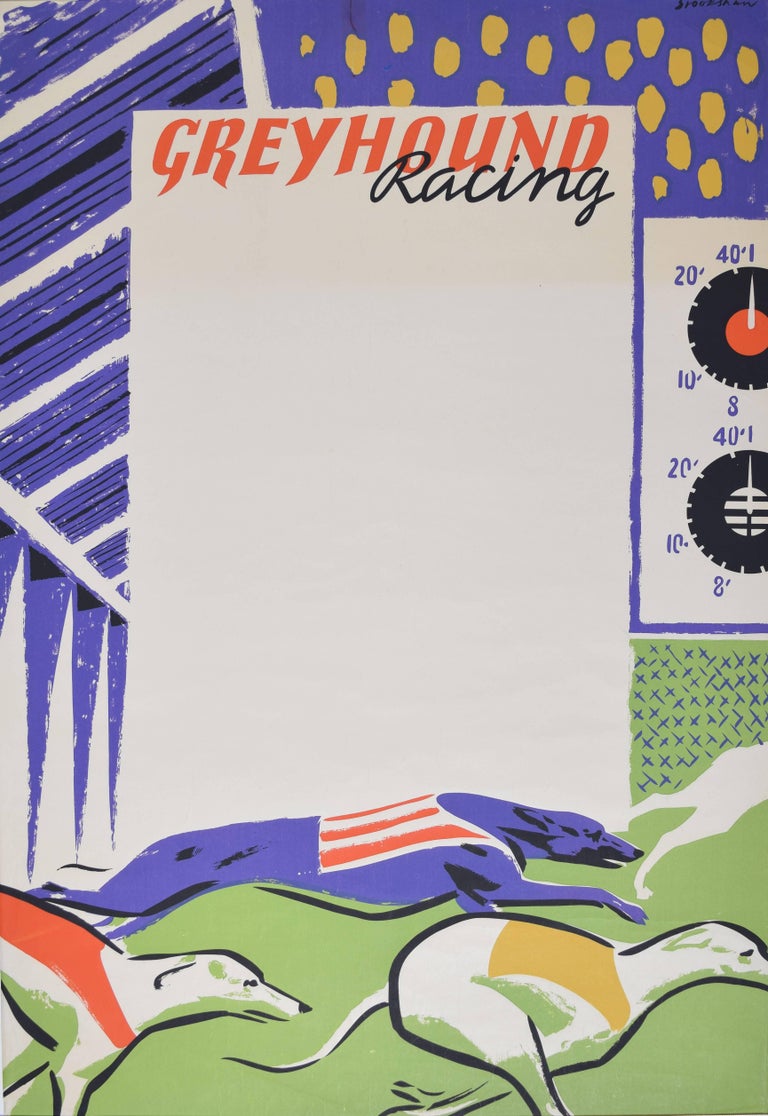 Percy Drake Brookshaw - Percy Drake Brookshaw Greyhound Racing Original ...