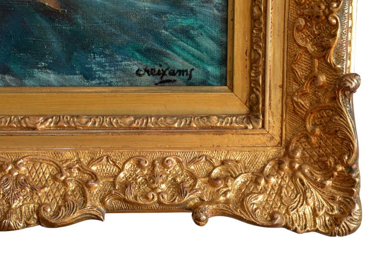 Pere Créixams Picó - Spanish Woman, Oil on Canvas For Sale at 1stDibs