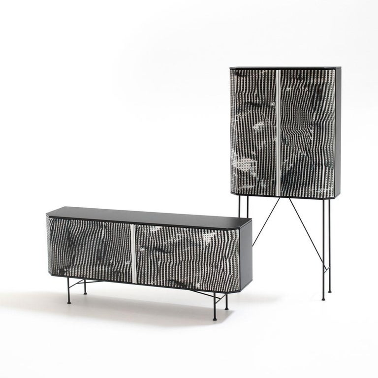 Perf Stripe Credenza with Steel Top by Moroso for Diesel For Sale at ...