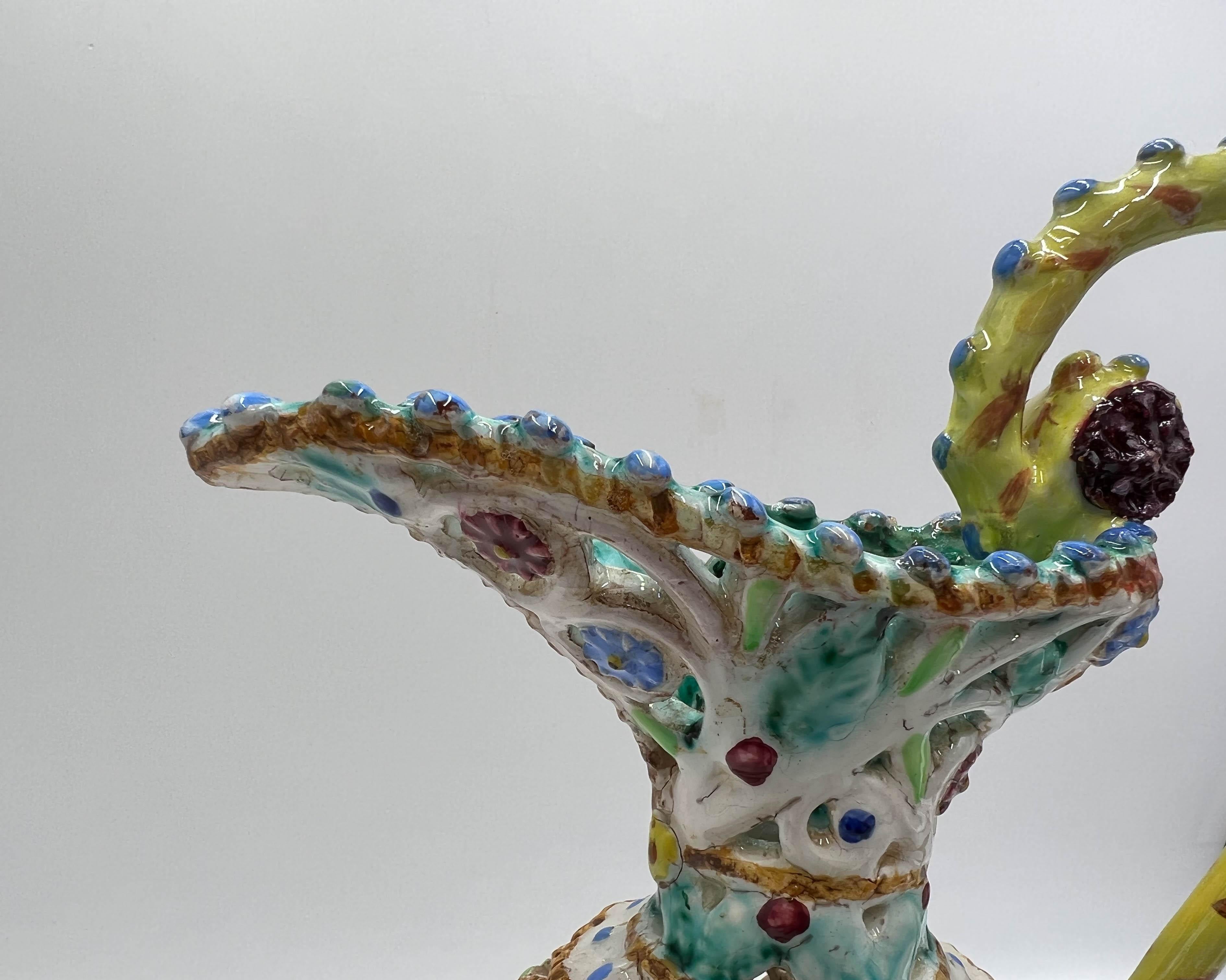 Perforated Ceramic Pitcher by Giovanni Lapucci, Italy For Sale at ...