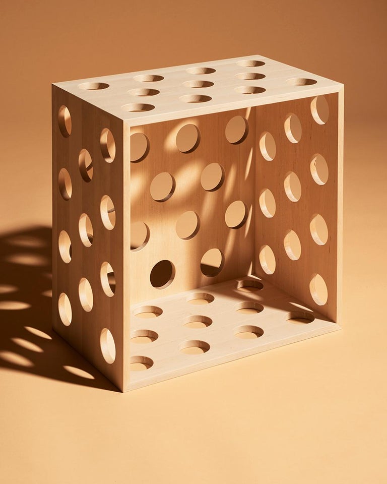 Perforated Medium Storage Box, Solid Birch Wood Perforated Box by Erik ...