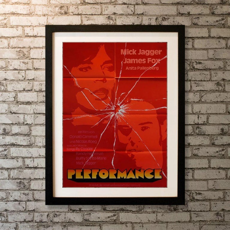 Performance, Unframed Poster, 1970's For Sale at 1stDibs