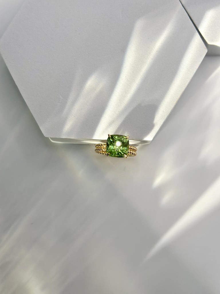 Peridot Cocktail Every Day Ring For Sale at 1stDibs