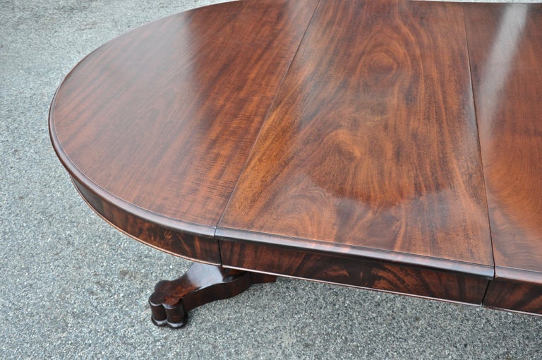 Period American Early 19th Century Round Extension Dining Table by ...