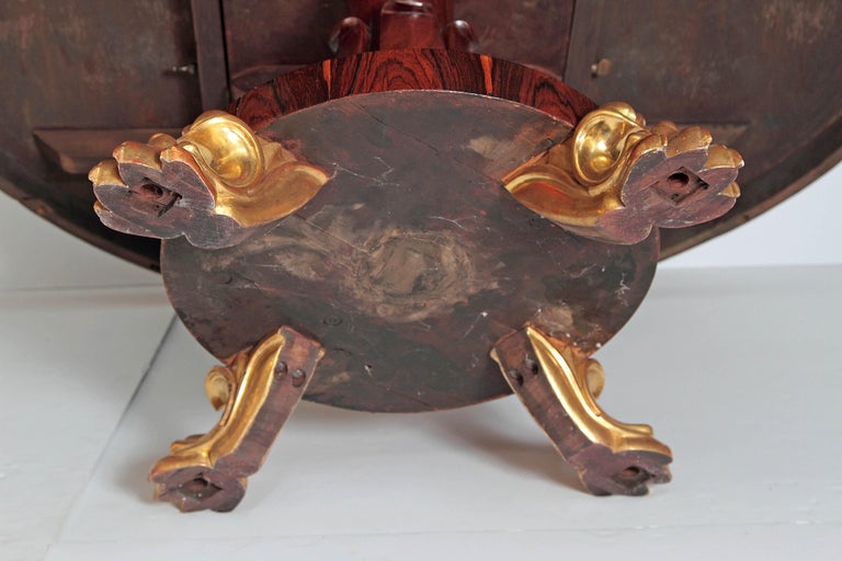 Period English Regency Centre Table of Exotic Calamander at 1stDibs