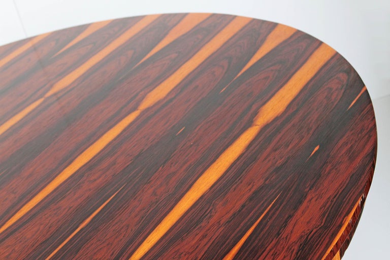 Period English Regency Centre Table of Exotic Calamander at 1stDibs