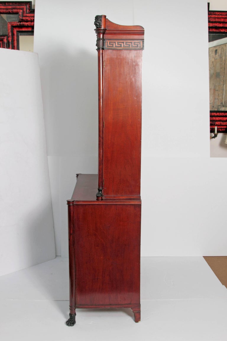 Period English Regency Secretary Cabinet with Ebonized Trim For Sale at ...