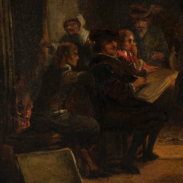 Period Flemish Painting Adriaen Brouwer Follower For Sale at 1stDibs