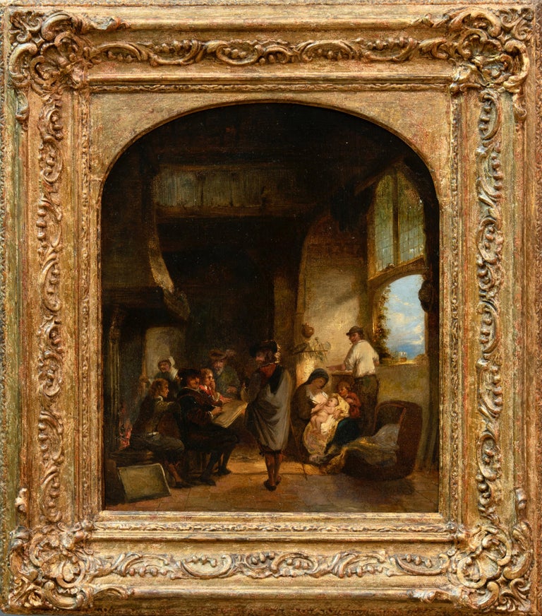 Period Flemish Painting Adriaen Brouwer Follower For Sale at 1stDibs