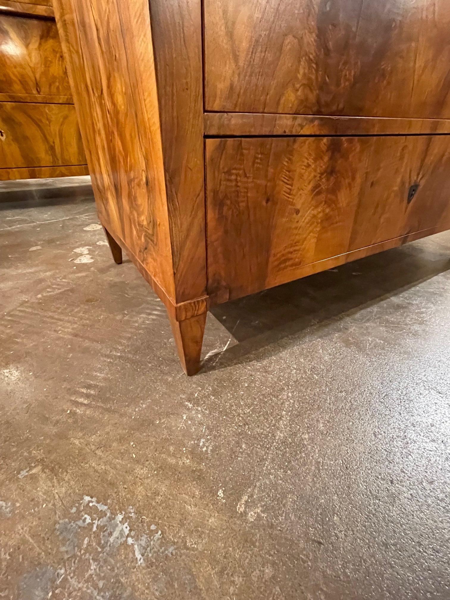 Period German Biedermeier Walnut Commode For Sale at 1stDibs | commode ...